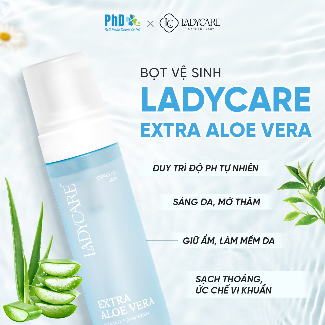 Bọt siêu mịn Ladycare: công nghệ đột phá
