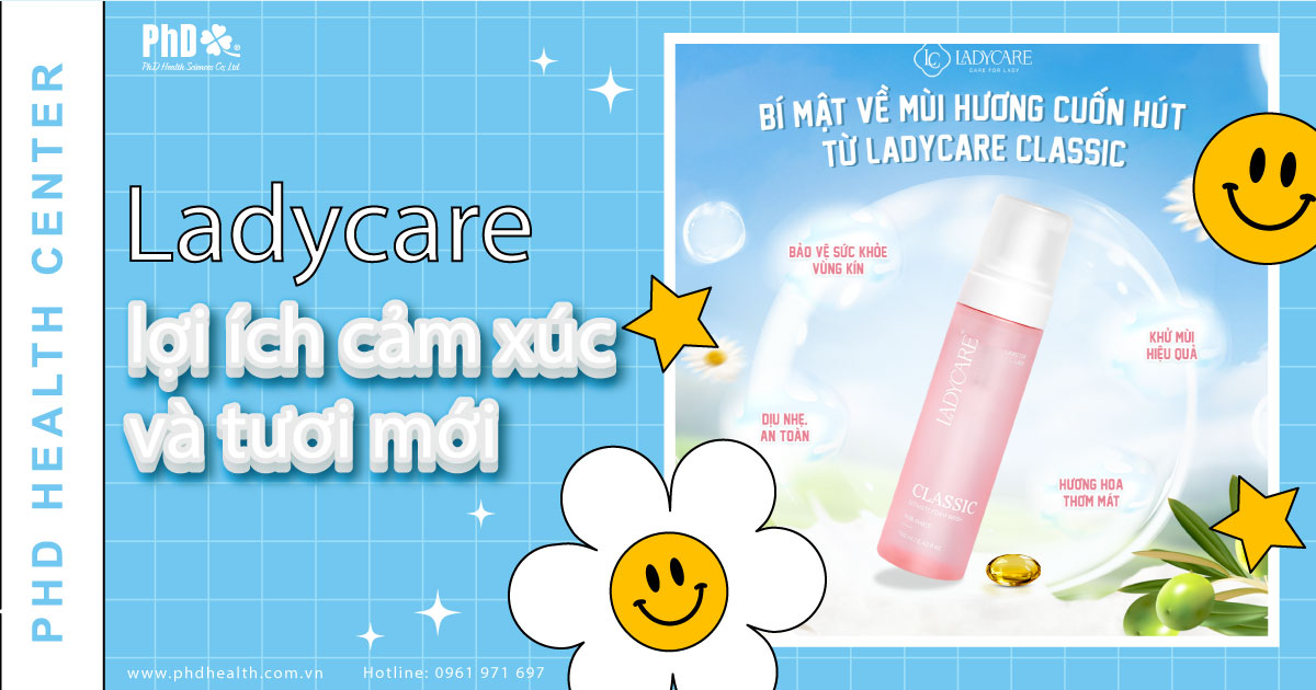 Ladycare lợi ích Cảm Xúc và tươi mới
